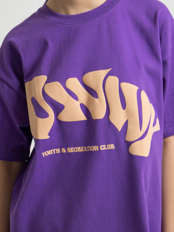 Owwy Heavyweight Puff T-Shirt in Grape Grape | Glue Store