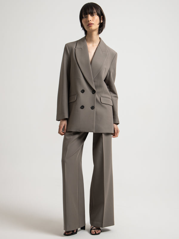 Nude Lucy Caspian Oversized Blazer Slate | Glue Store