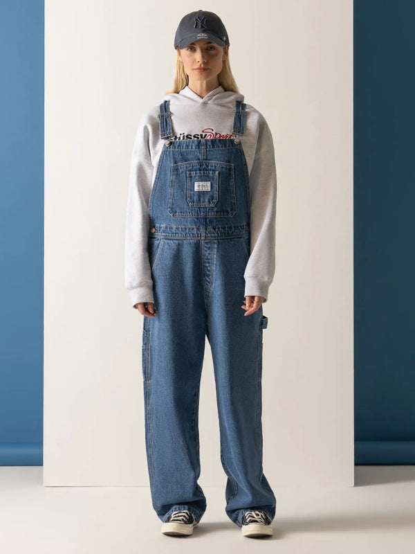 Stussy Nevada Denim Overalls Indigo Den | Glue Store