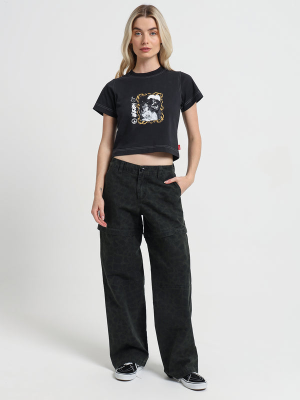 Worship Pure Mayhem Boy T-Shirt Washed Black | Glue Store