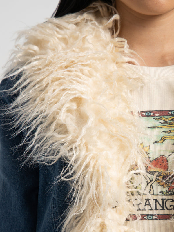 Wrangler 70s Shag Coat Denim | Glue Store