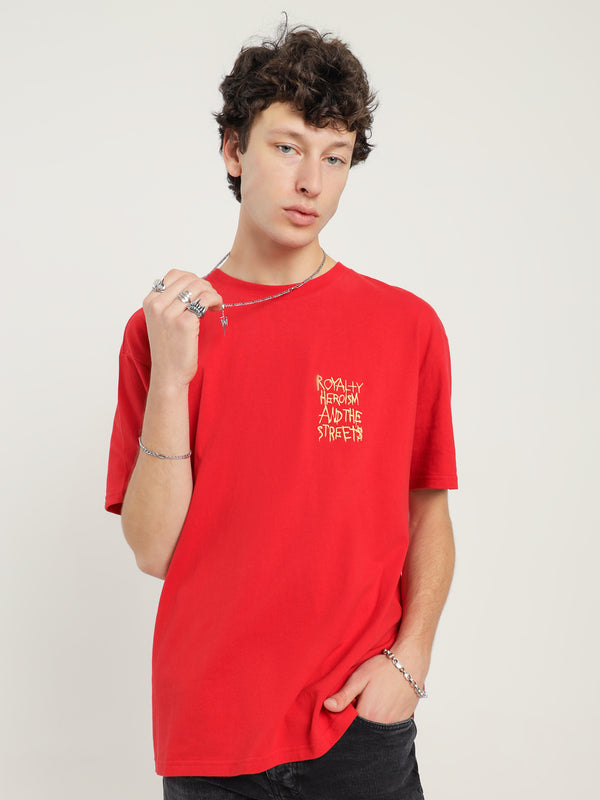 Ksubi 23 Biggie T-Shirt in Red Red | Glue Store