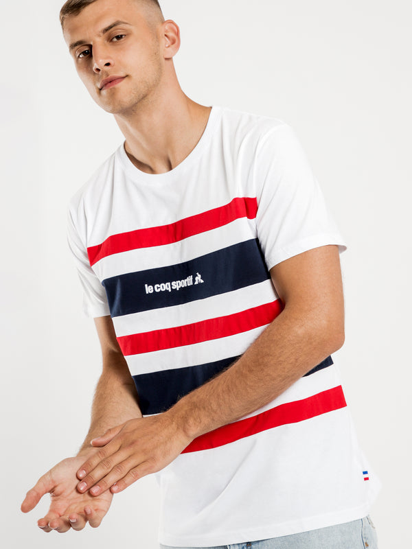 Le Coq Sportif Marius T-Shirt White | Glue Store
