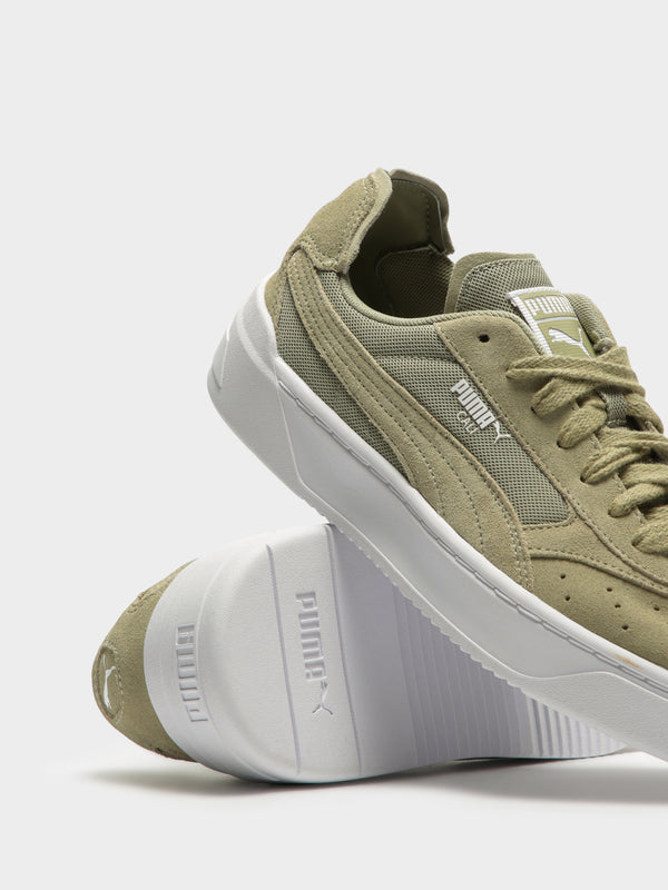 Puma Mens Cali-0 Summer Sneakers White | Glue Store