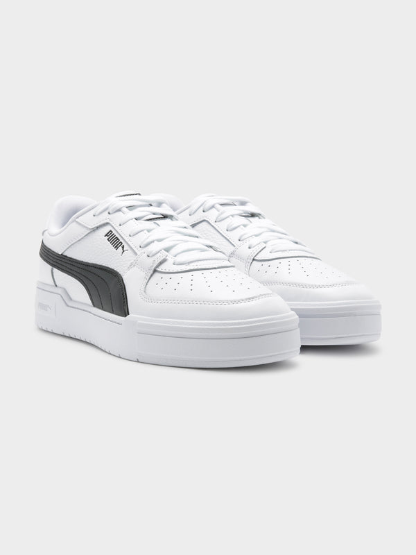 Puma Mens CA Pro Classic Sneakers White/Black | Glue Store