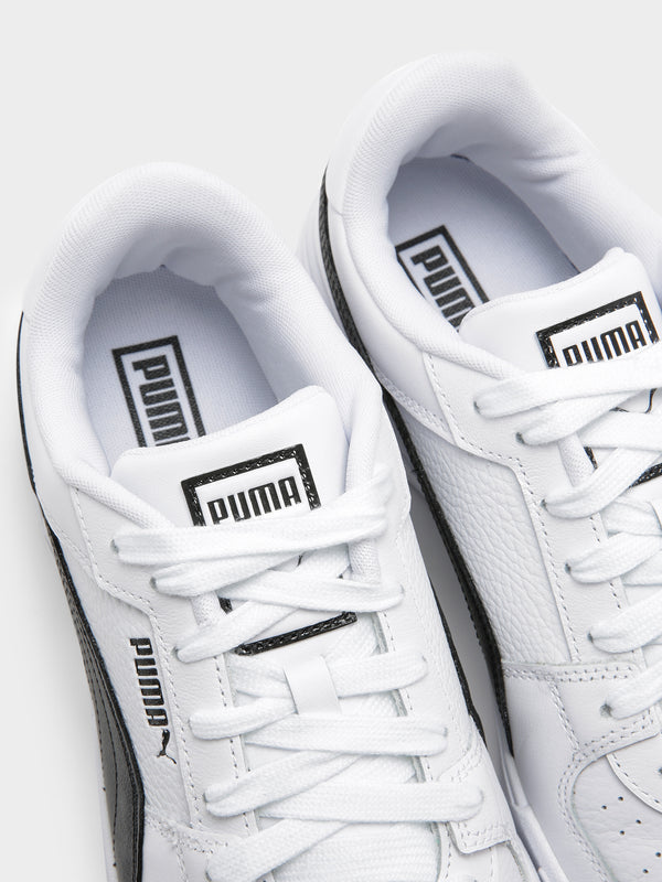 Mens CA Pro Classic Sneakers in White & Black - Glue Store