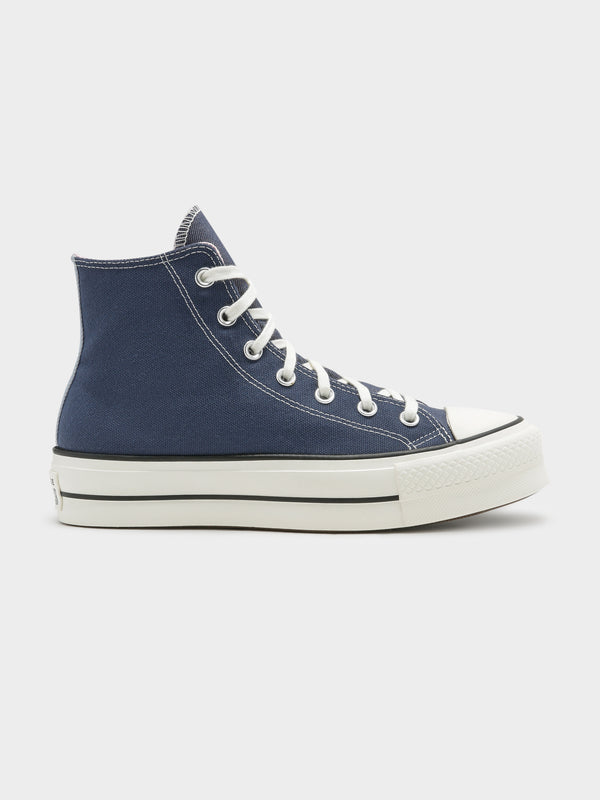 Womens Chuck Taylor All Star Lift Denim Fashion High Top