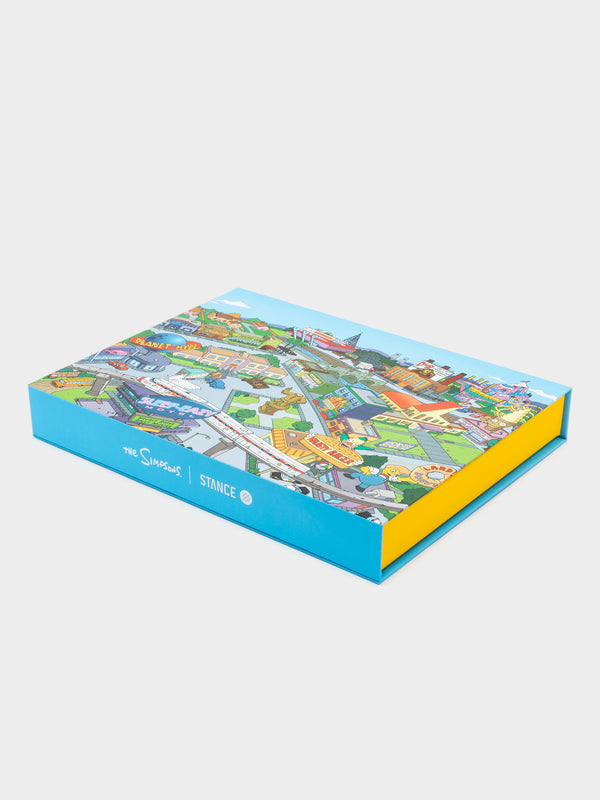 Stance 3 Pairs of The Simpsons Socks Box Set Multi