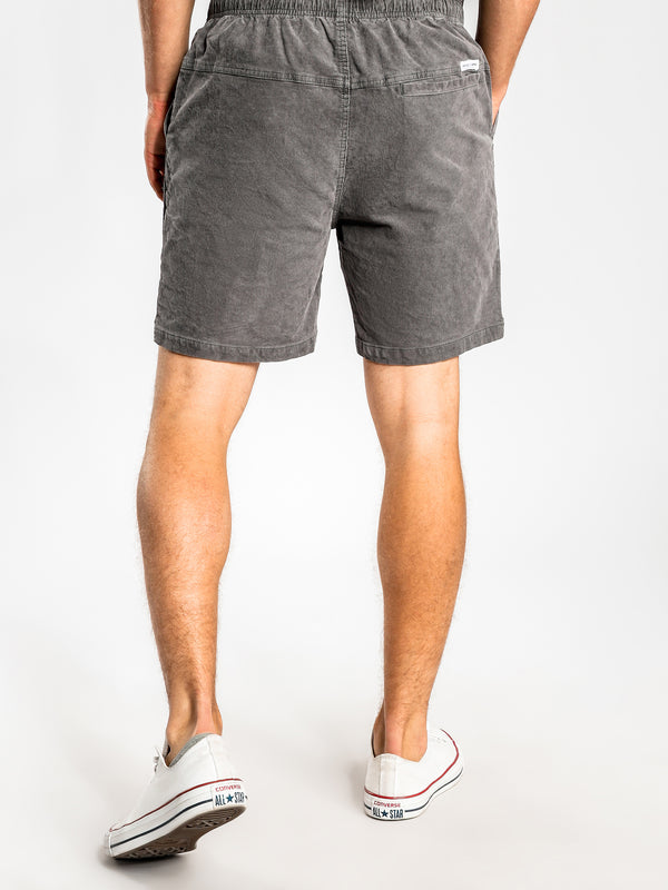 Article one Sora Shorts in Washed Black Corduroy | Glue Store