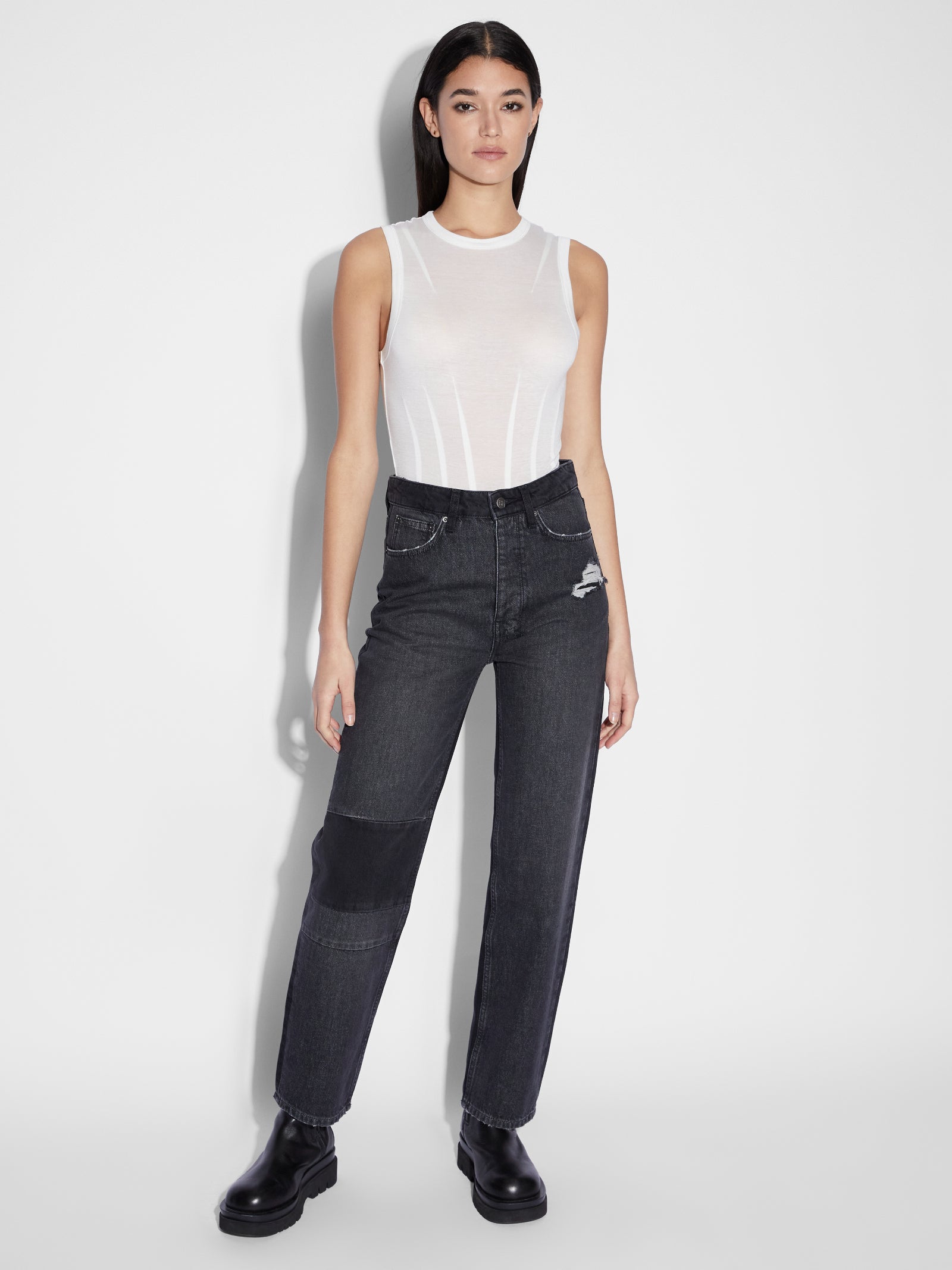 Ksubi Restrict Corset Bodysuit Ecru | Glue Store