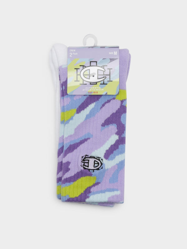 Champion 2 Pairs of Lifestyle Homie Crew Socks Camouflage | Glue Store