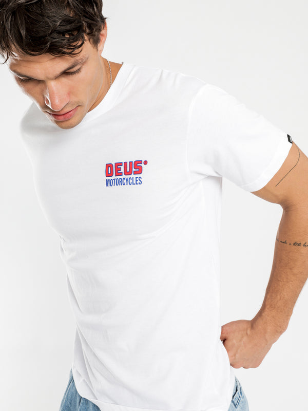 Deus Cycles T-Shirt White | Glue Store