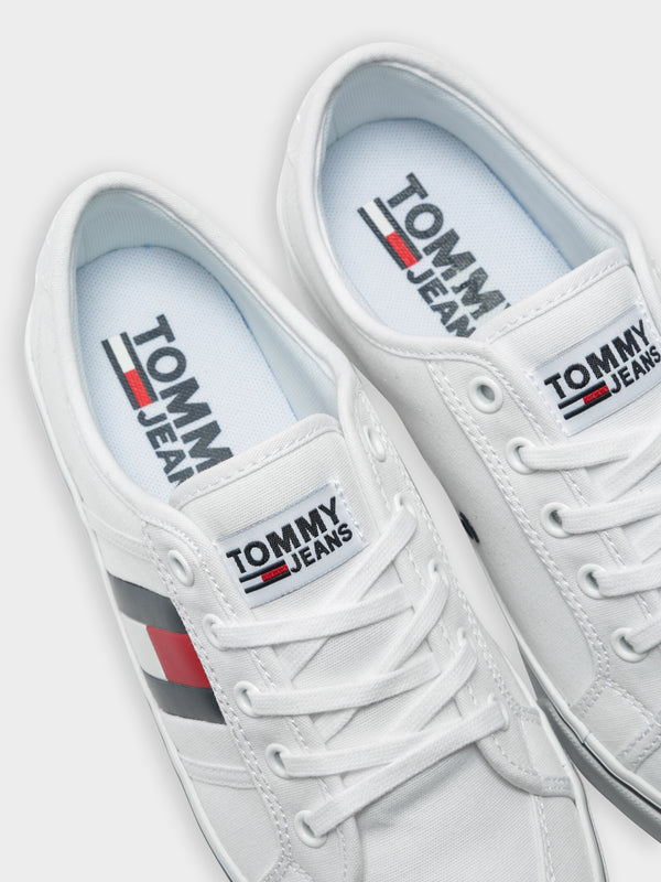 Tommy Hilfiger Flag Flatform Sneakers White/Navy