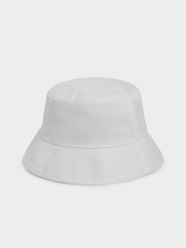 Adidas Trefoil Bucket Hat in White White | Glue Store