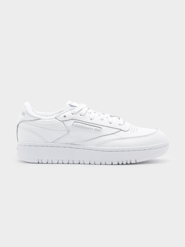 Reebok Womens Club C Double Sneakers White | Glue Store