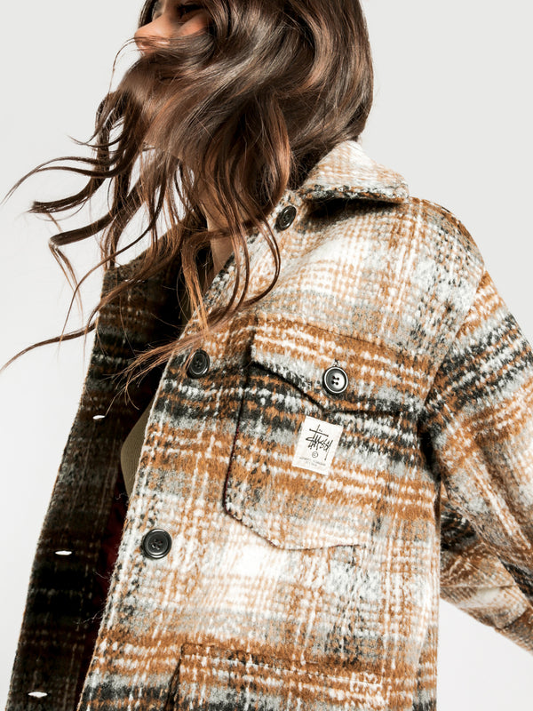 Stussy Check Worker Jacket Check | Glue Store