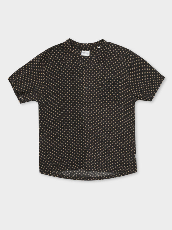 Article one Microdot Short Sleeve Shirt in Citrine | Glue Store