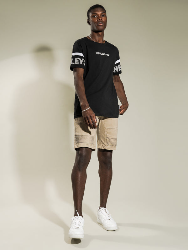 Henleys Webber T-Shirt Black | Glue Store