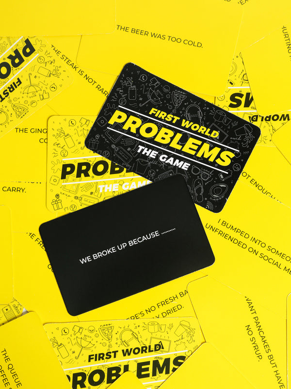 Gift Republic First World Problems Card Game Multi
