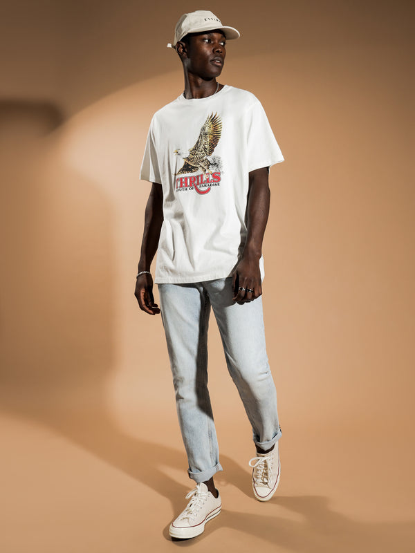 Victory Merch T-Shirt in White - Glue Store