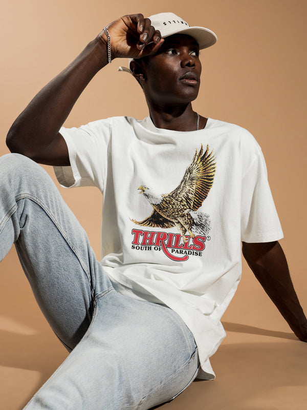 Victory Merch T-Shirt in White - Glue Store