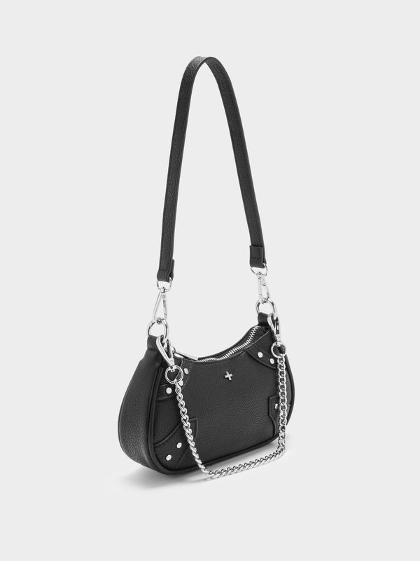 Peta And Jain Em Davies Lily Handbag Black/Silv | Glue Store