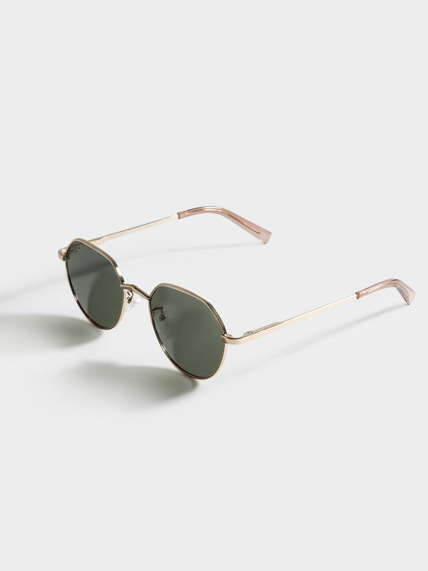 Le Specs New Fangle Sunglasses Gold | Glue Store