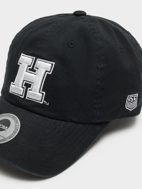 Ncaa Harvard Dad Cap Black | Glue Store
