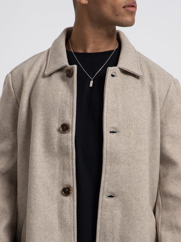 The Butler Coat in Beige - Glue Store