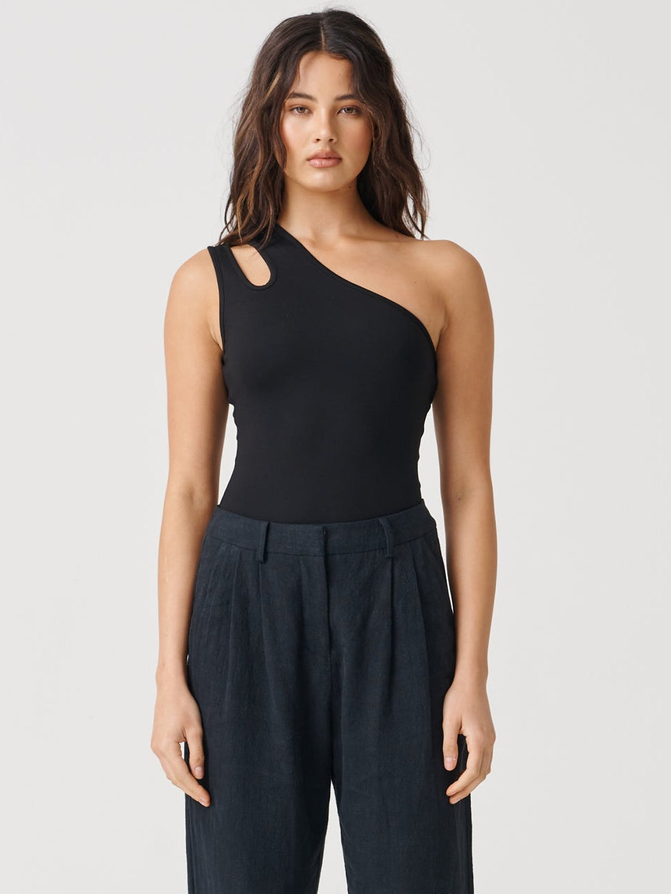 Raef The Label Lily Cut Out Bodysuit Black | Glue Store