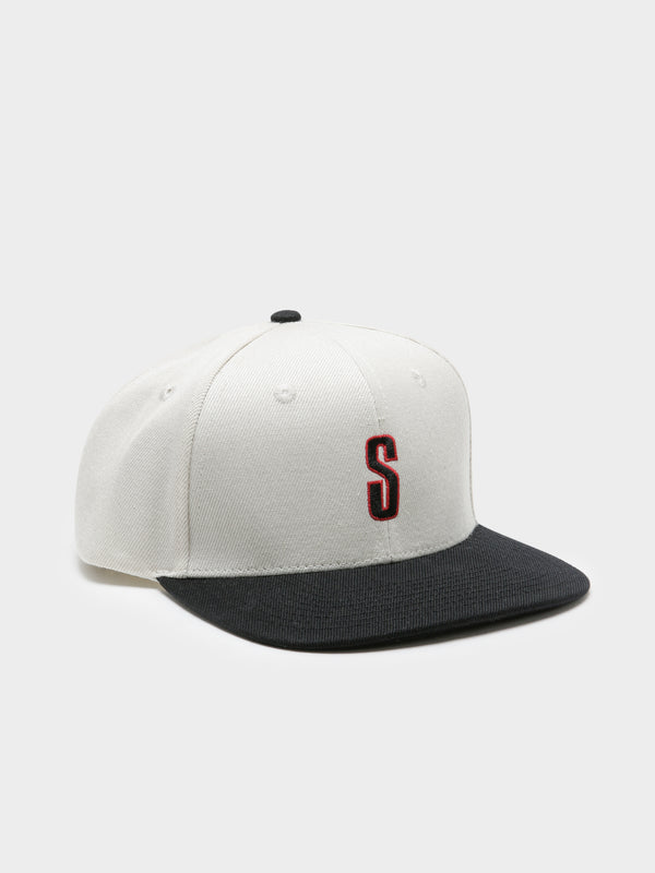 Stussy Two Tone Vintage Cap White/Black | Glue Store