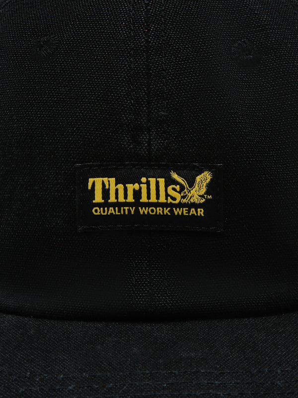 Thrills Thrills Union 6 Panel Cap in Black Black | Glue Store