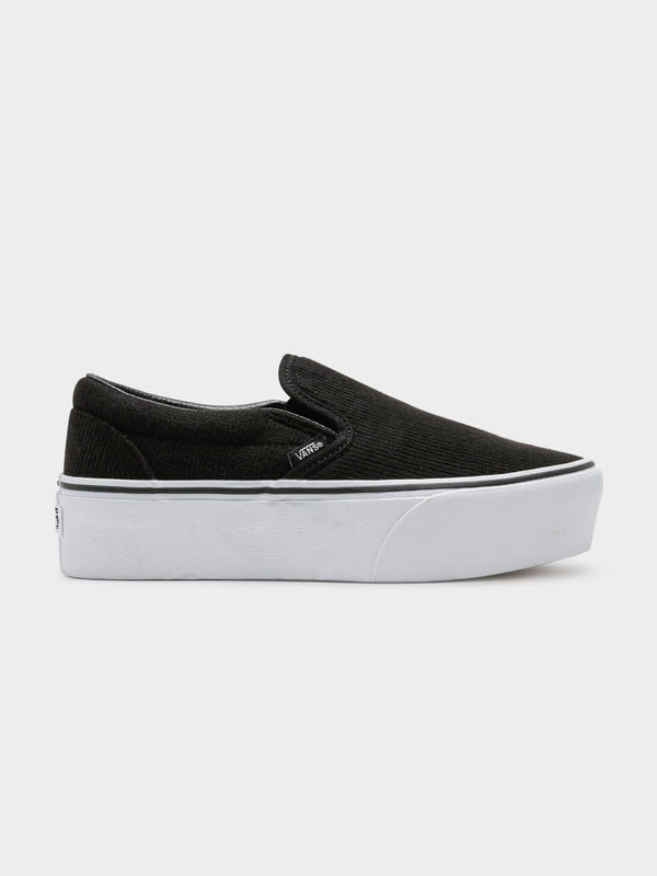 Vans Unisex Classic Slip On Stackform Platform Sneakers