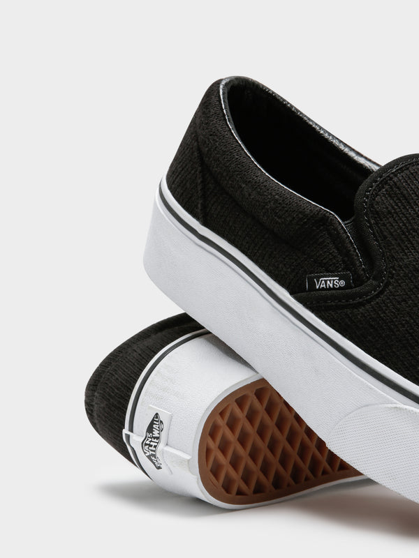 Vans Unisex Classic Slip On Stackform Platform Sneakers