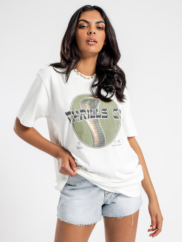 Thrills Mania Merch T-Shirt White | Glue Store