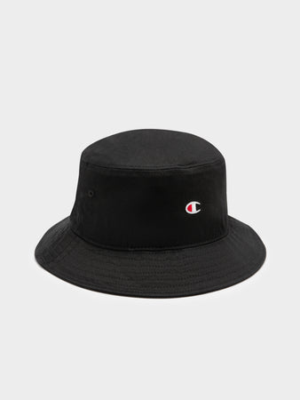 C Bucket Hat in Black - Glue Store