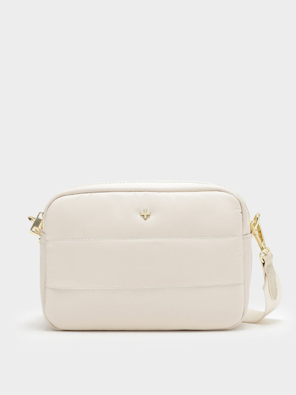 Peta And Jain Flo Quilted Camera Bag Beige | Glue Store