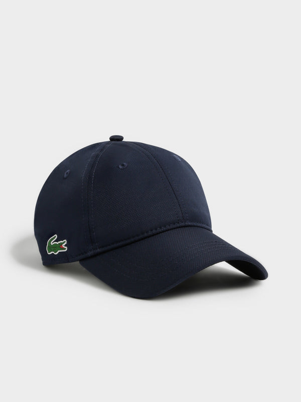 Lacoste Basic Sport Dry Fit Cap in Navy Blue Navy | Glue Store