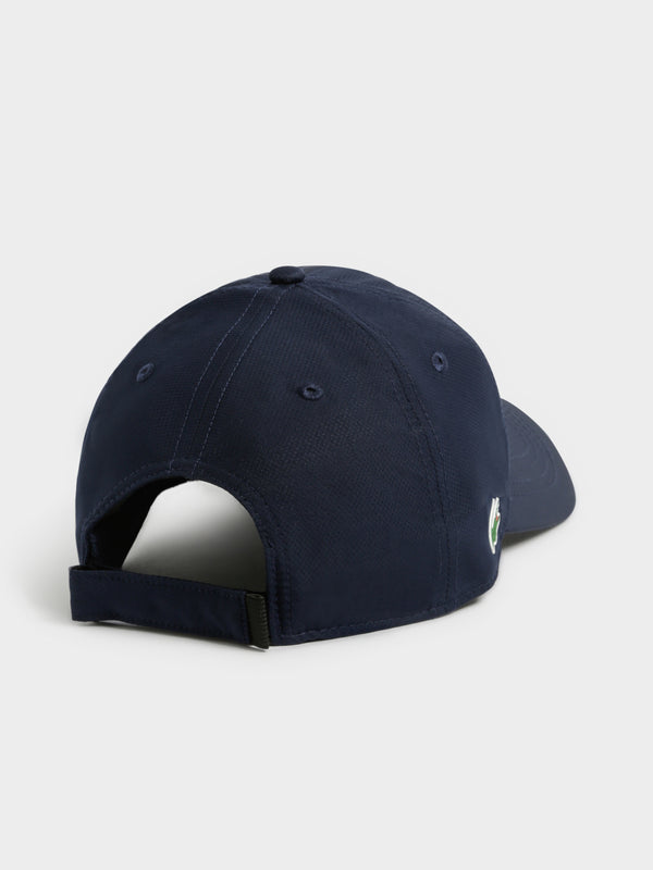 Lacoste Basic Sport Dry Fit Cap in Navy Blue Navy | Glue Store