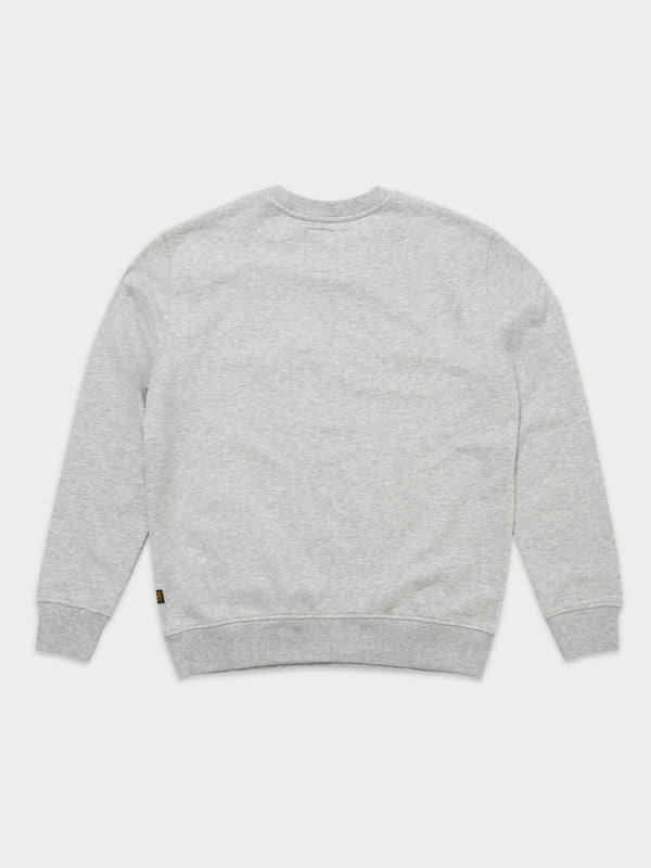 G-star Embro Paneled GR Sweater in Light Grey Heather Grey