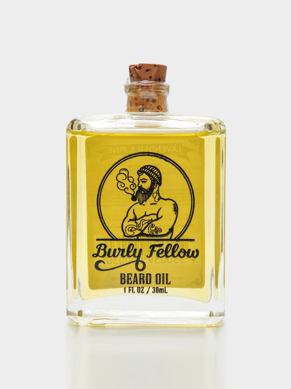Burly Fellow Mens 30ml Bottle Beard Oil | Glue Store